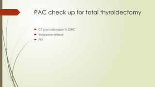 thyroid disorders copy.pptx, anaesthesia thyroid cancer | PPTX