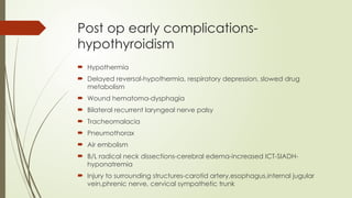 thyroid disorders copy.pptx, anaesthesia thyroid cancer | PPT