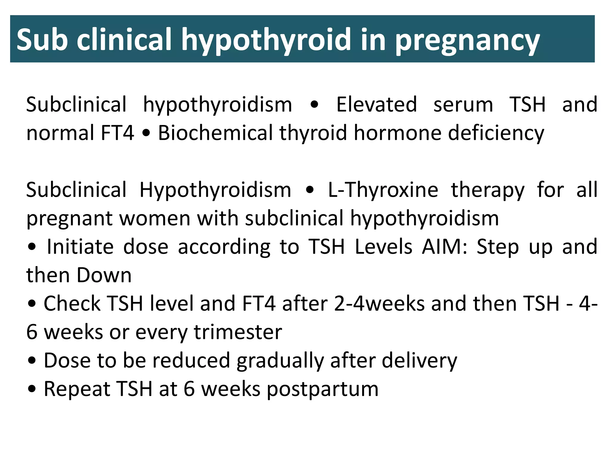 Thyroid Disorders in Pregnancy- Dr Shahjada Selim | PPTX
