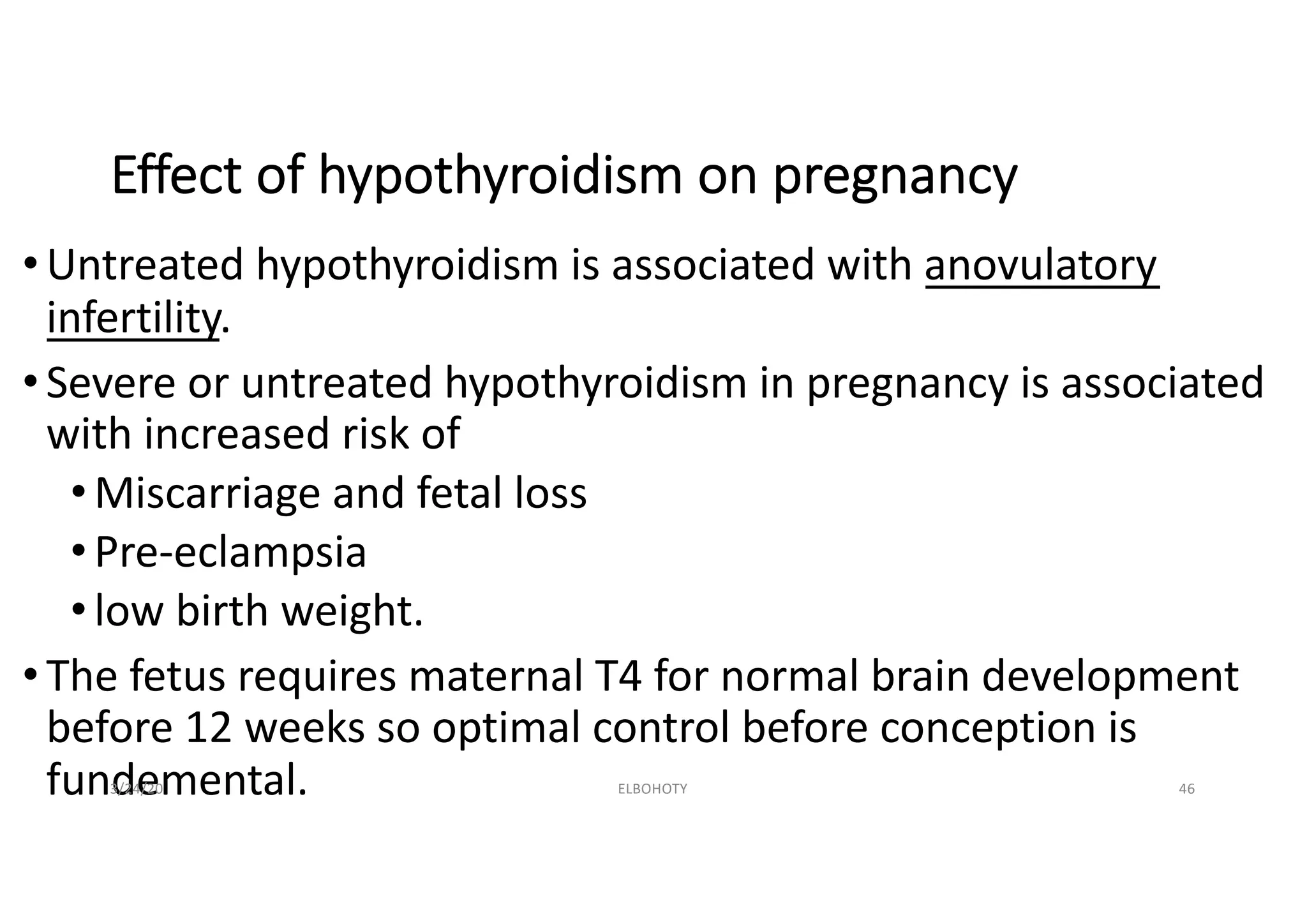 Thyroid disorders in pregnancy | PDF