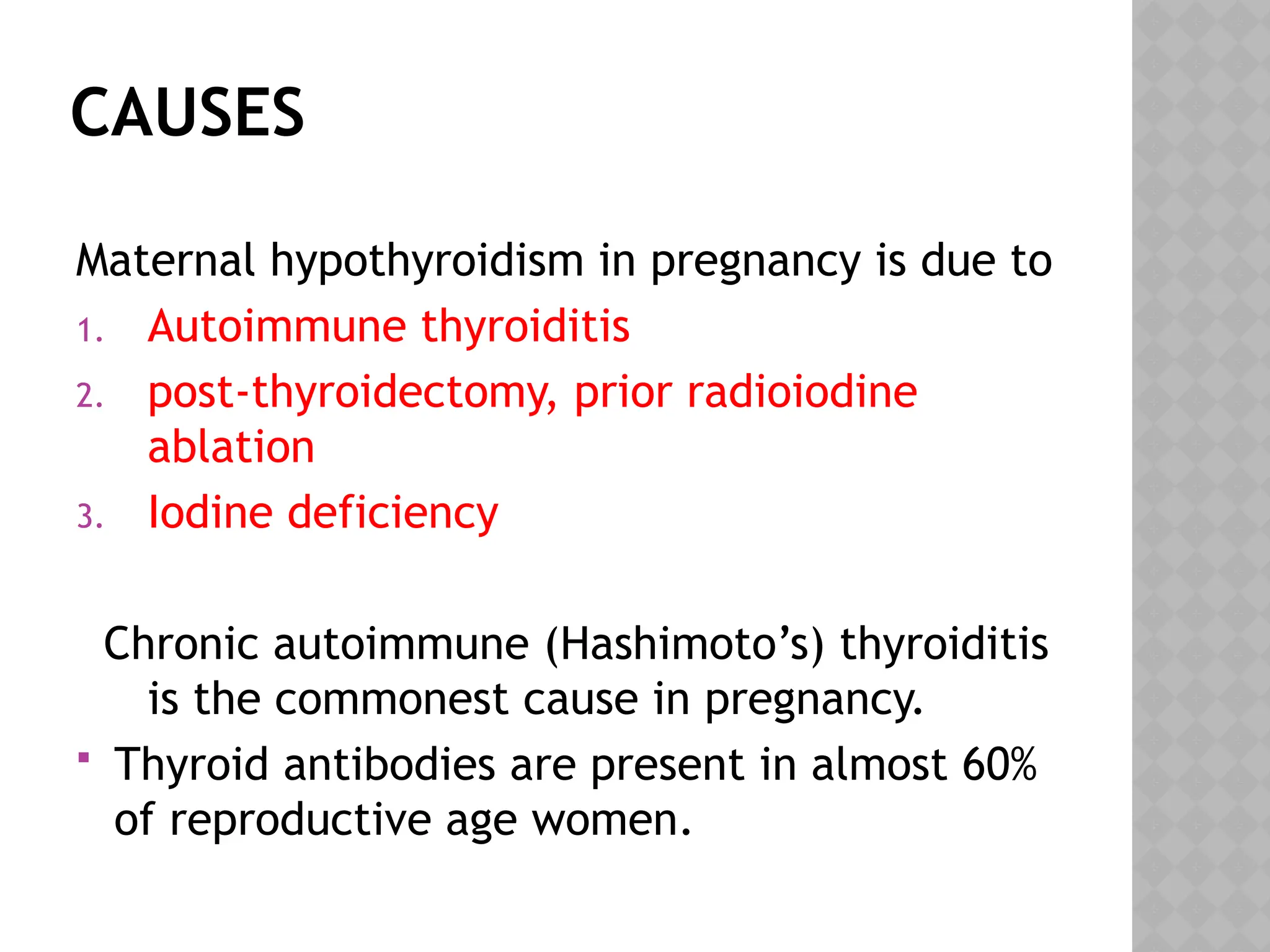 Thyroid Disorders in Pregnancy powerpoint | PPTX