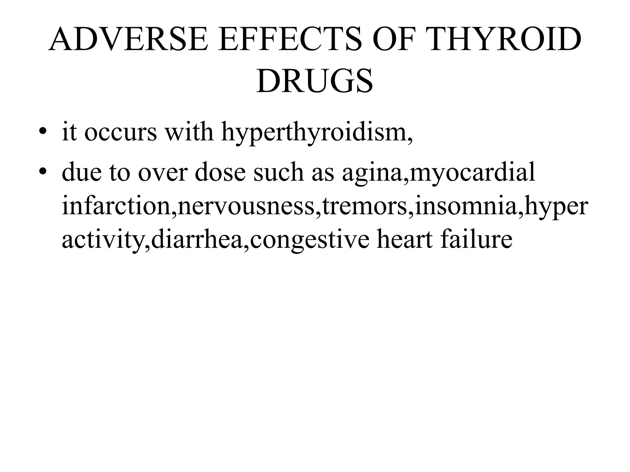 Thyroid drugs and anti thyroid drugs | PPTX
