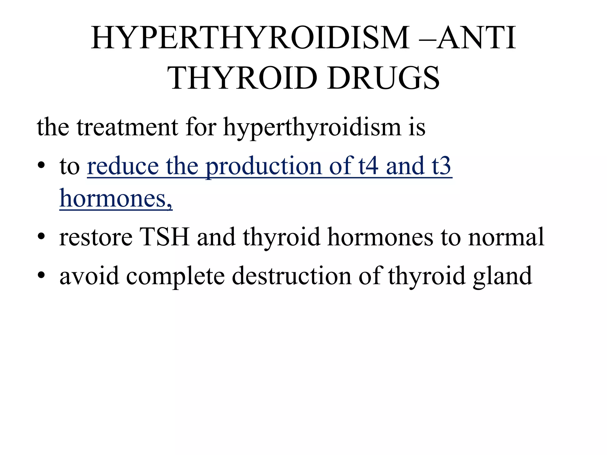 Thyroid drugs and anti thyroid drugs | PPTX