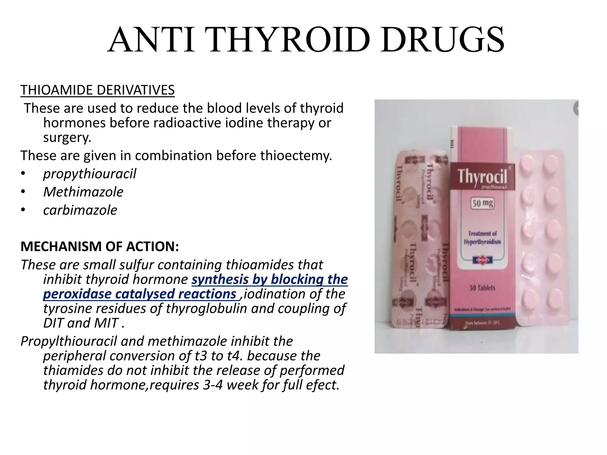 Thyroid drugs and anti thyroid drugs | PPTX