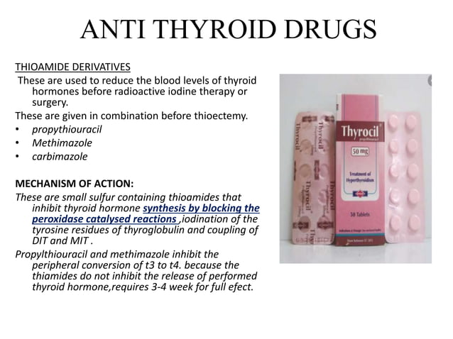 Thyroid drugs and anti thyroid drugs | PPTX