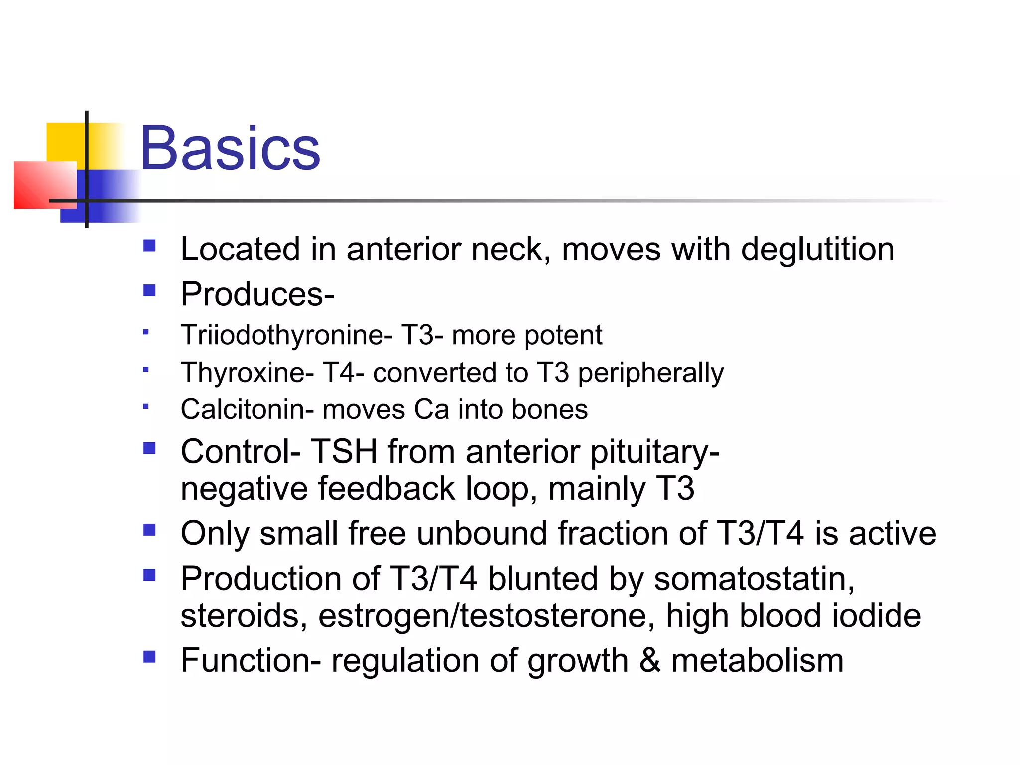 Thyroid dysfunction | PPT