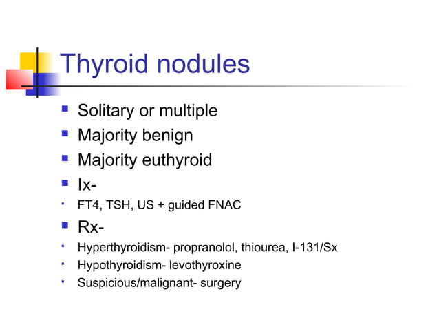 Thyroid dysfunction | PPT