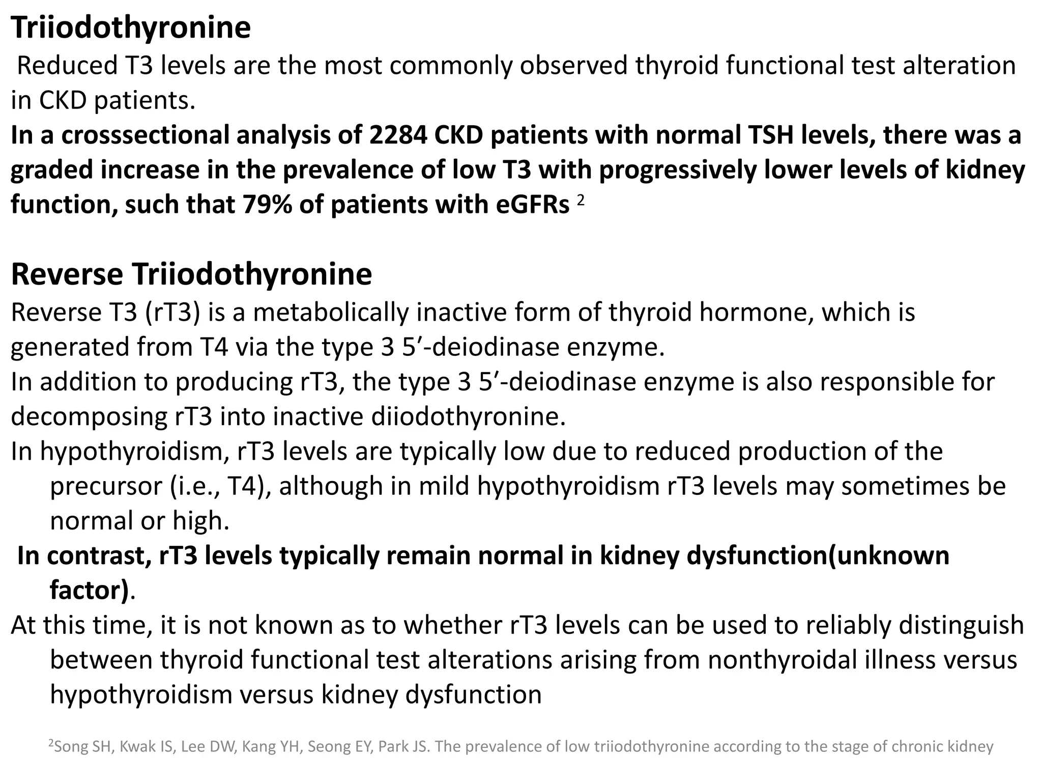 Thyroid dysorder in ckd | PPTX