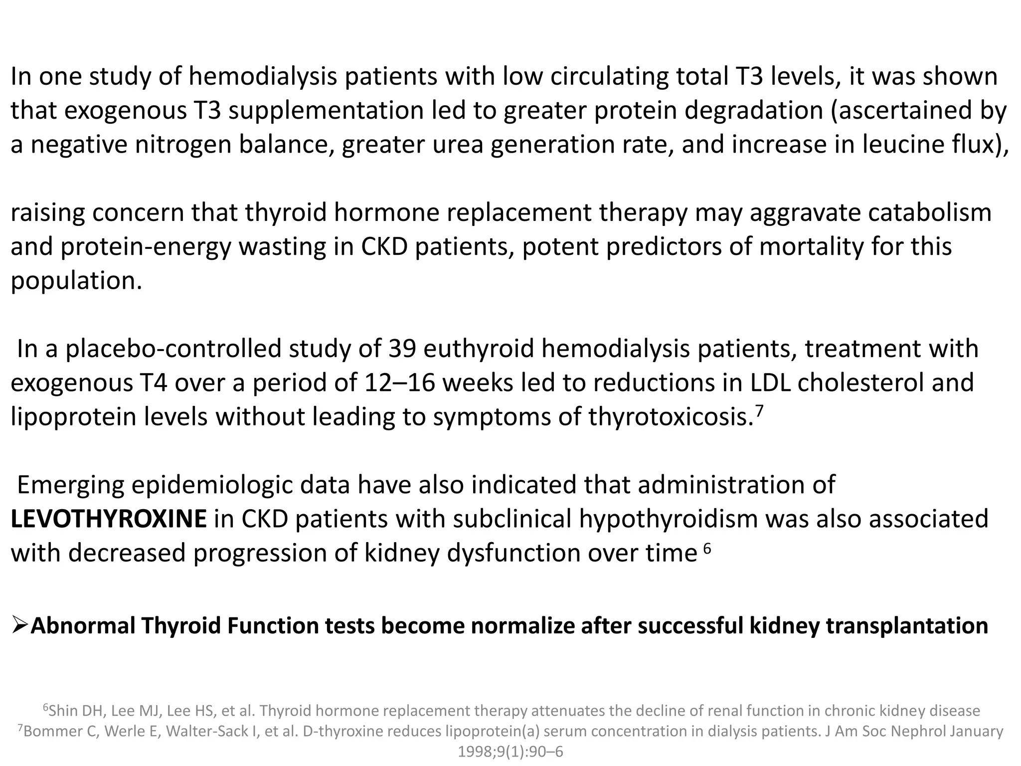 Thyroid dysorder in ckd | PPTX