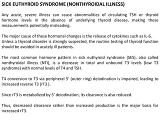 Thyroid dysorder in ckd | PPTX