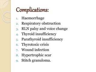 Thyroidectomy | PPTX
