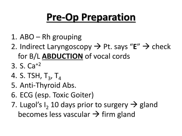 Thyroidectomy | PPTX | Thyroid Disorders | Endocrine and Metabolic Diseases