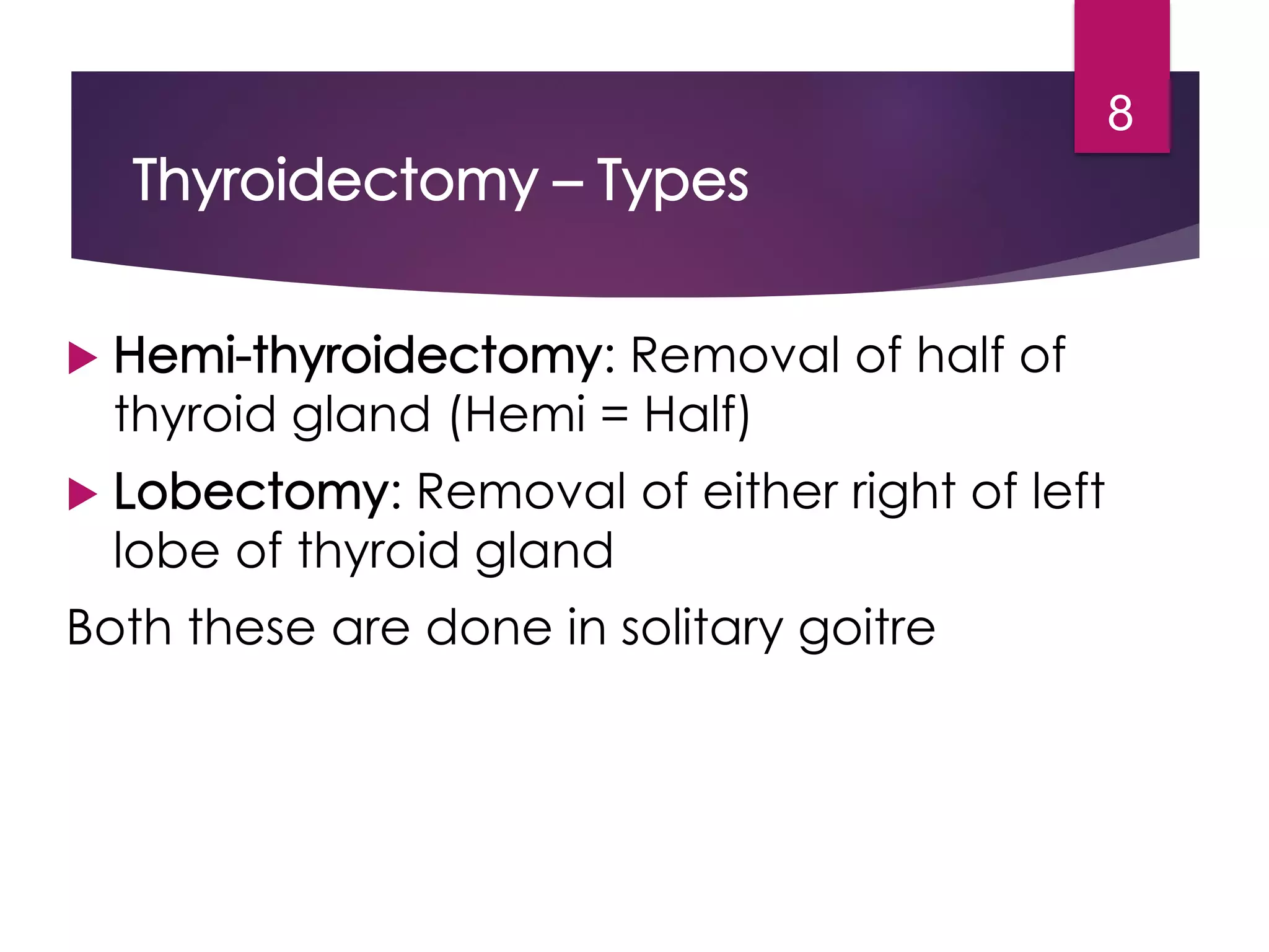 Thyroidectomy nursing care | PDF
