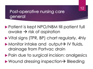 Thyroidectomy nursing care | PDF