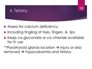 Thyroidectomy nursing care | PDF