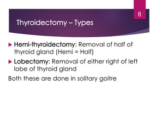 Thyroidectomy nursing care | PDF