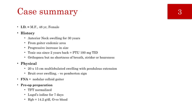 Thyroidectomy Minilik Seminar Ppttechniques Of Thyroidectomy