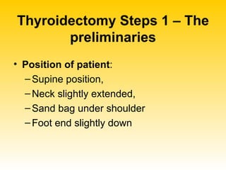 Thyroidectomy for Nursing Students | PPT