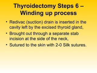 Thyroidectomy for Nursing Students | PPT