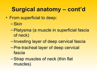 Thyroidectomy for Nursing Students | PPT