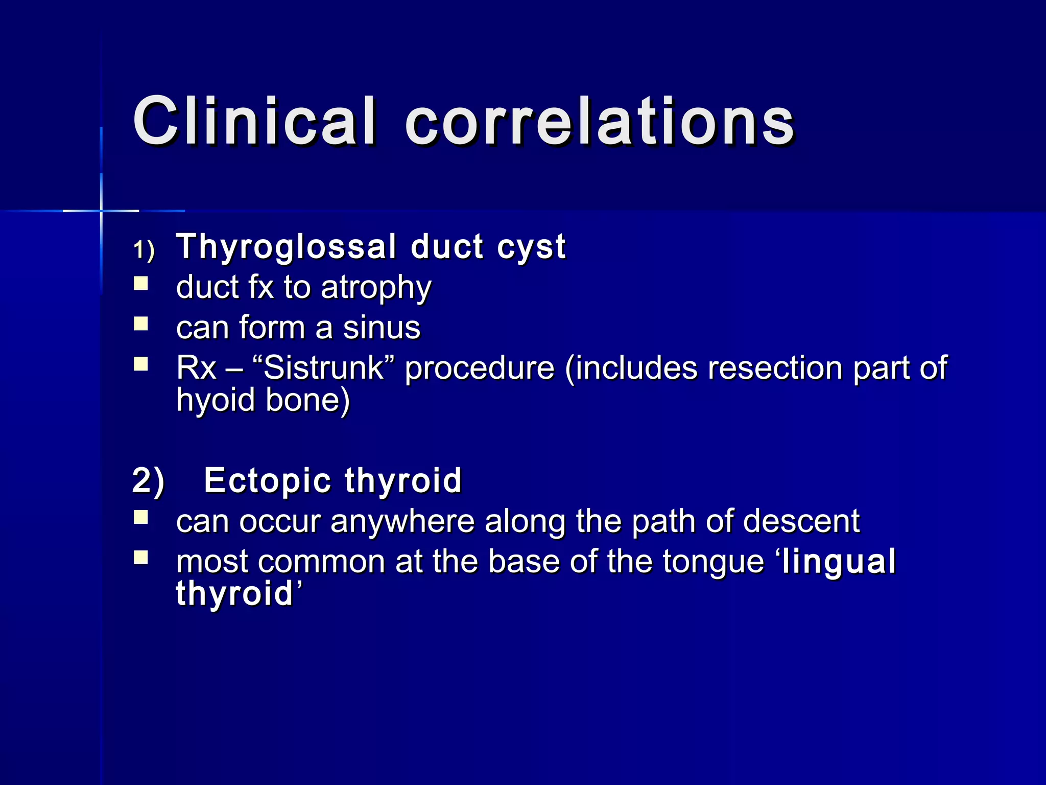 Thyroid embryology | PPT