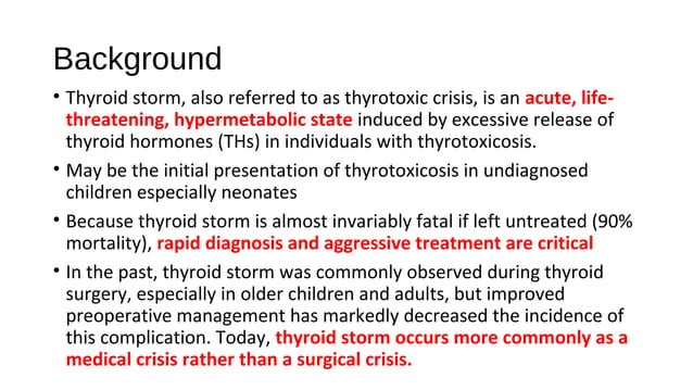 Thyroid emergencies | PPT