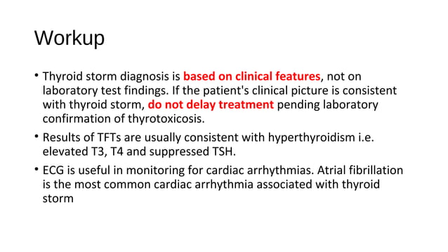Thyroid emergencies | PPT