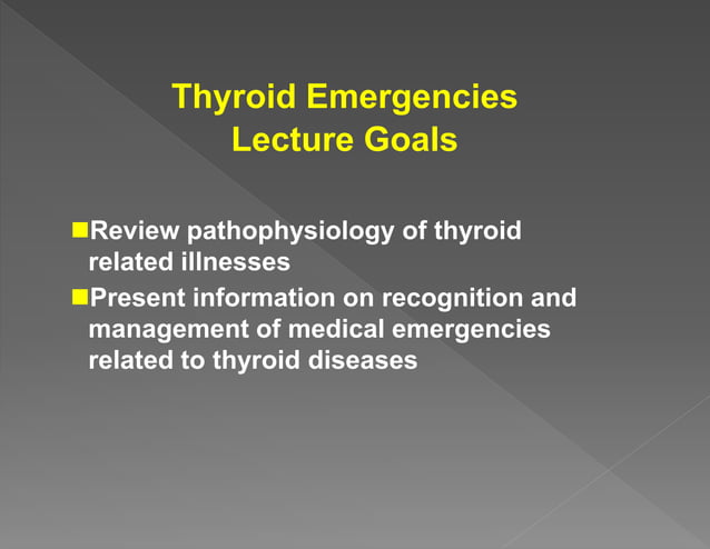 thyroid emergencies.ppt