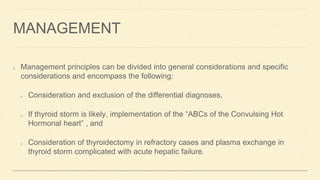 Thyroid Emergencies updated management .pptx