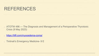 Thyroid Emergencies updated management .pptx