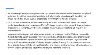 Thyroid Emergencies Emergency management | PPTX