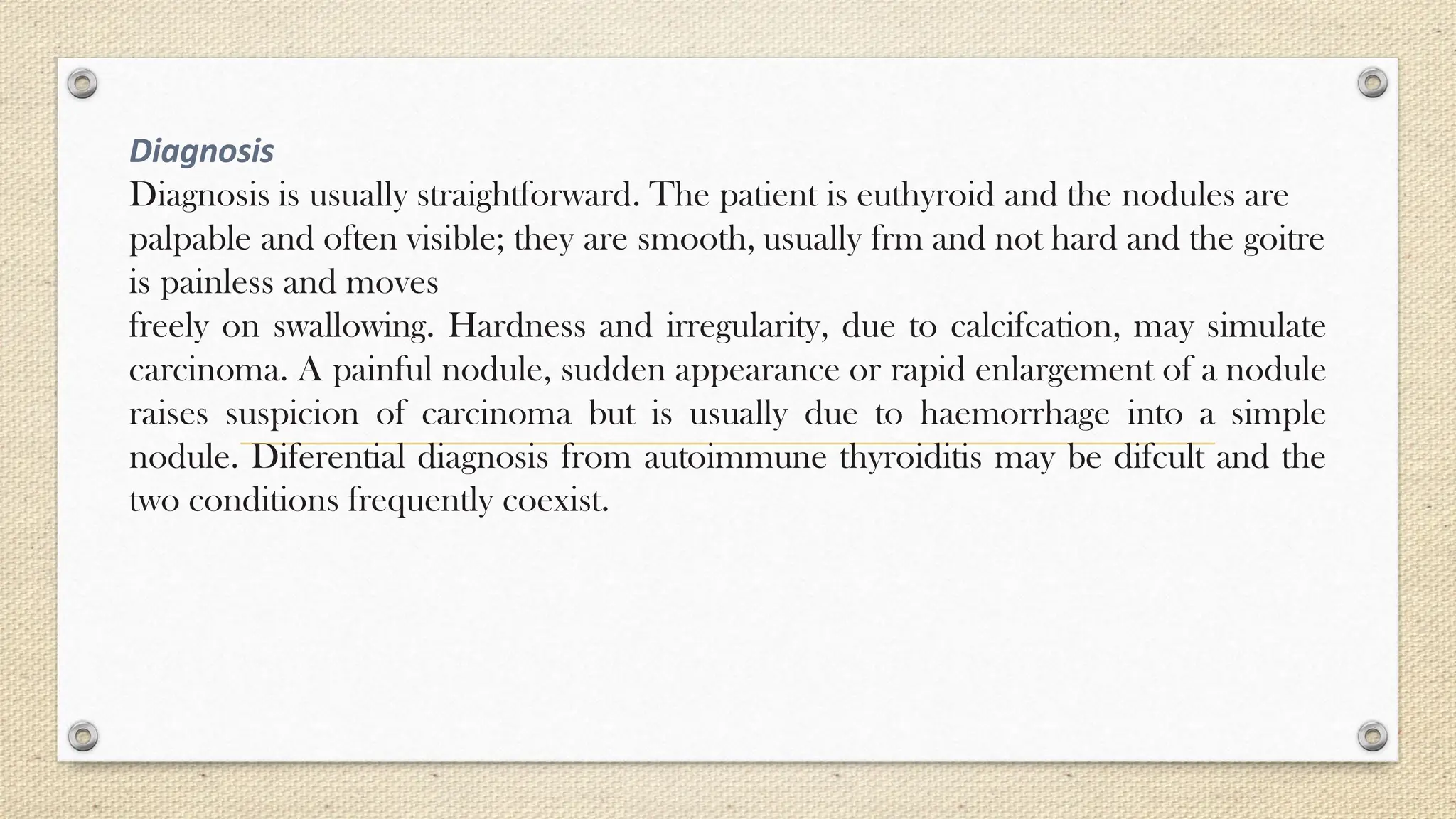 thyroid enlargment, goitre, including its types, causes, diagnosis ...