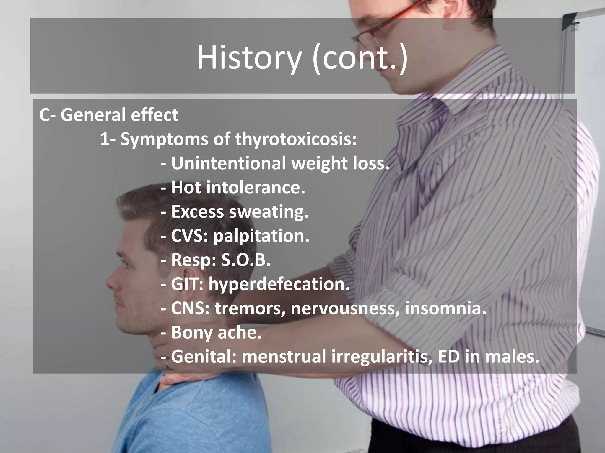 Thyroid examination | PPTX
