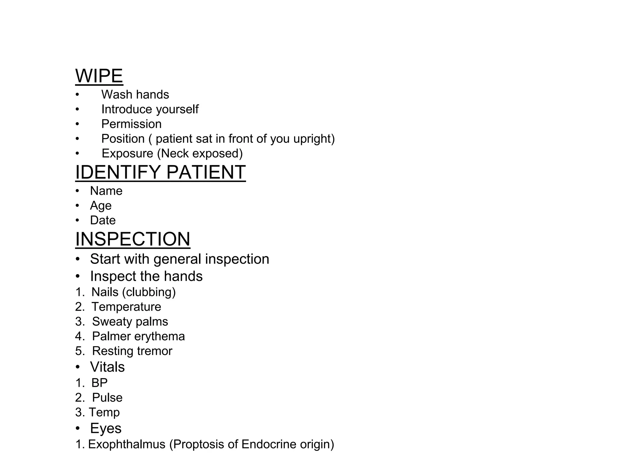 Thyroid examination power point | PPTX