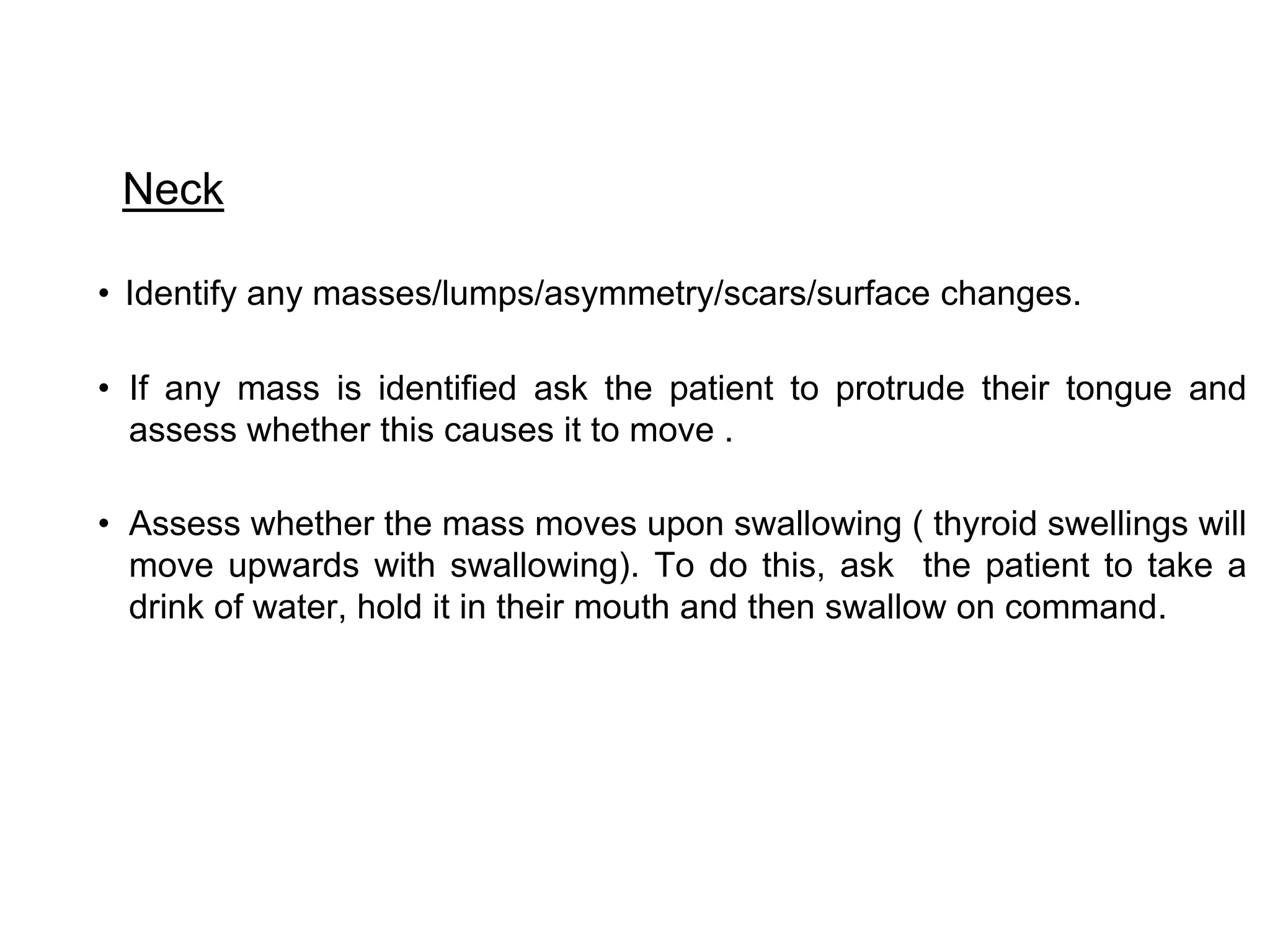 Thyroid examination power point | PPTX