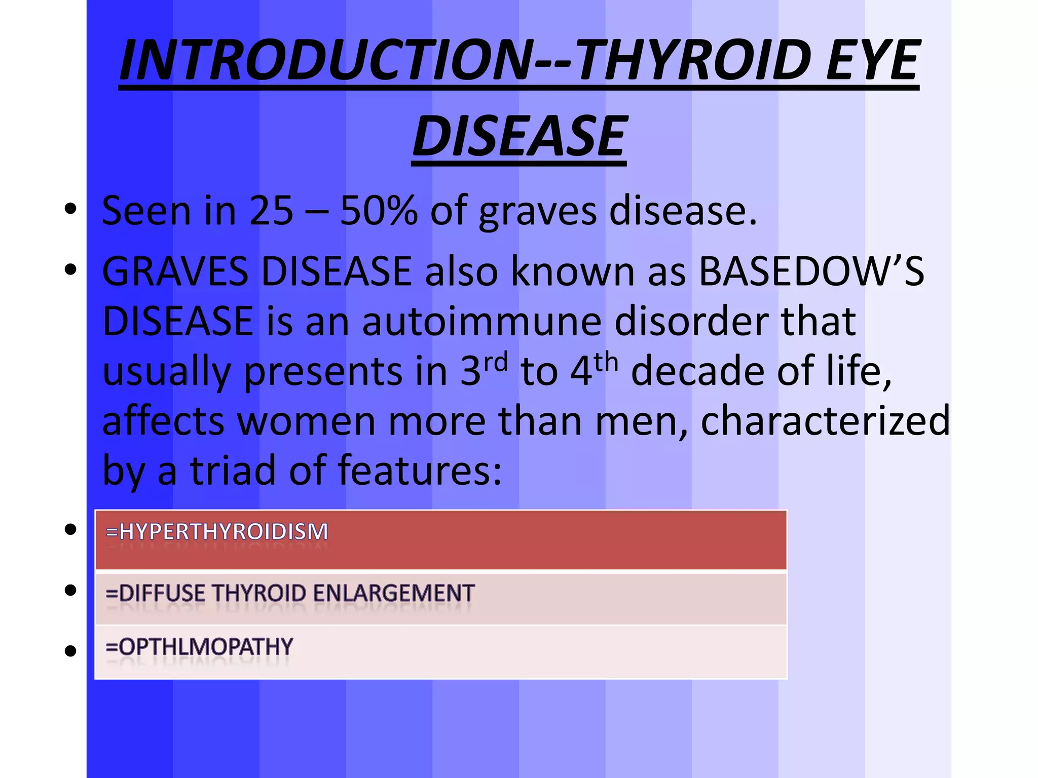 Thyroid eye disease | PPTX