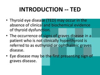 Thyroid eye disease | PPTX