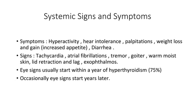 Thyroid eye disease ( Graves Ophthalmopathy ) | PPTX