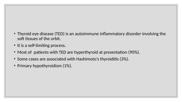 Thyroid Eye Disease , orbit Opthalmology.pptx