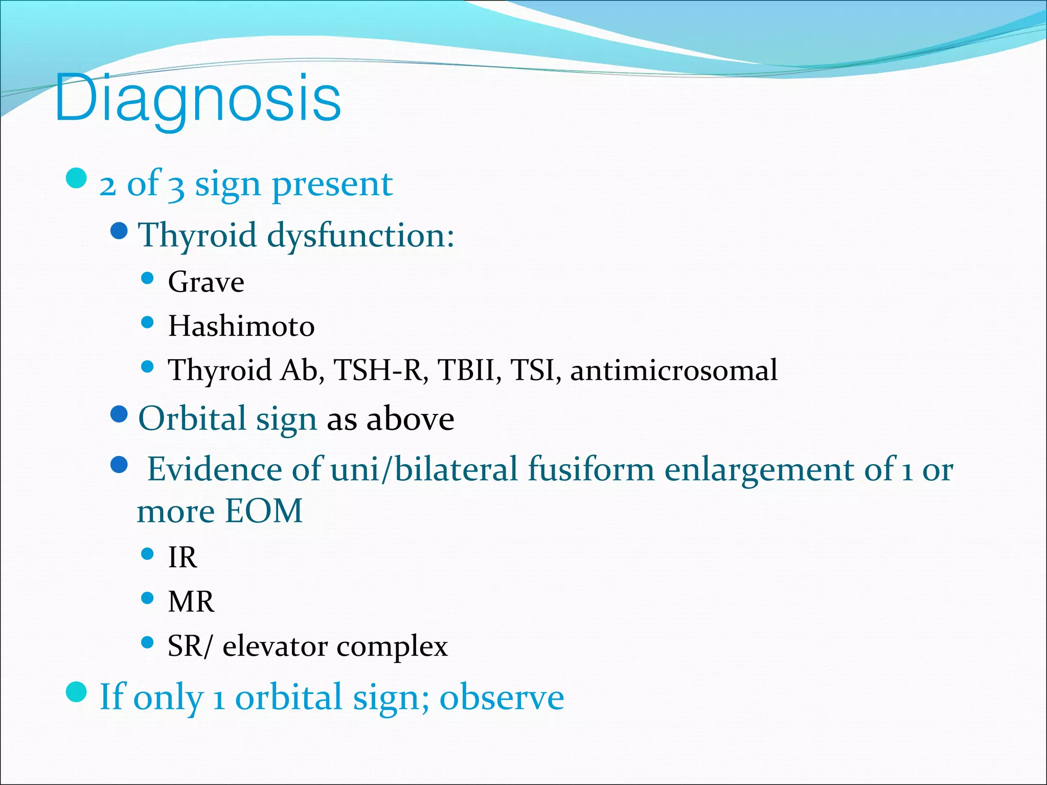 Thyroid eye disease presentation | PPT