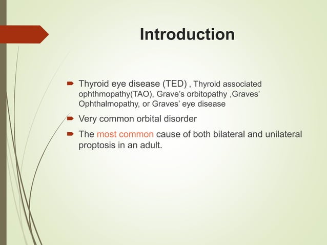 Thyroid eye diseases | PPT