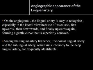 Thyroid, facial and lingual artery -- Anatomy and anastomosis | PPTX