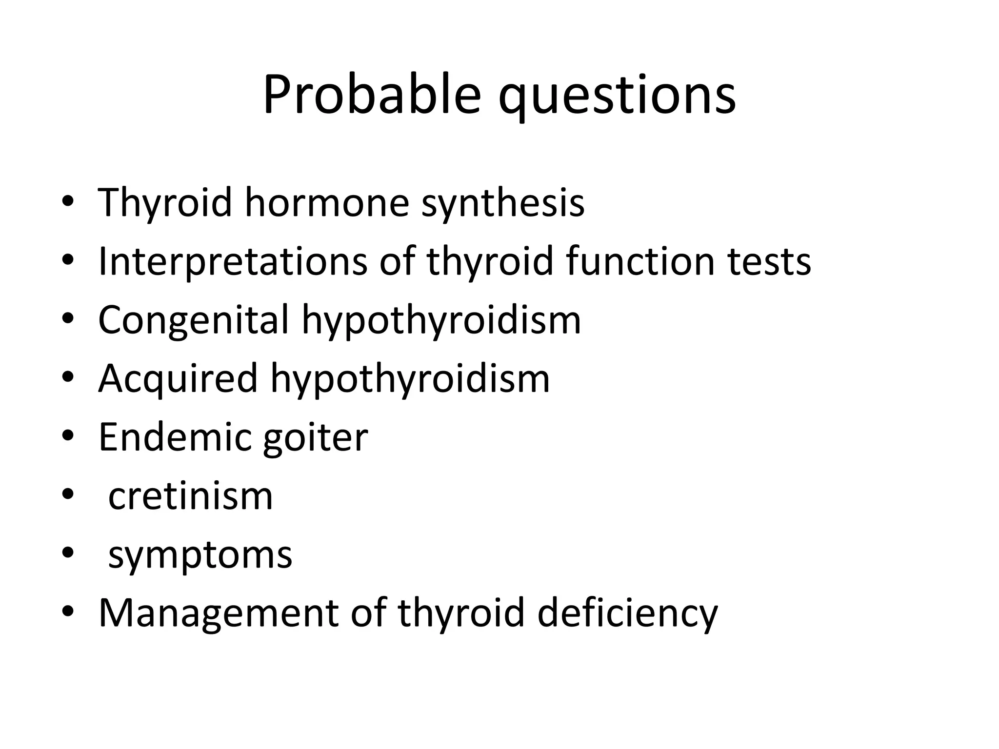 hypothyroidism | PPTX