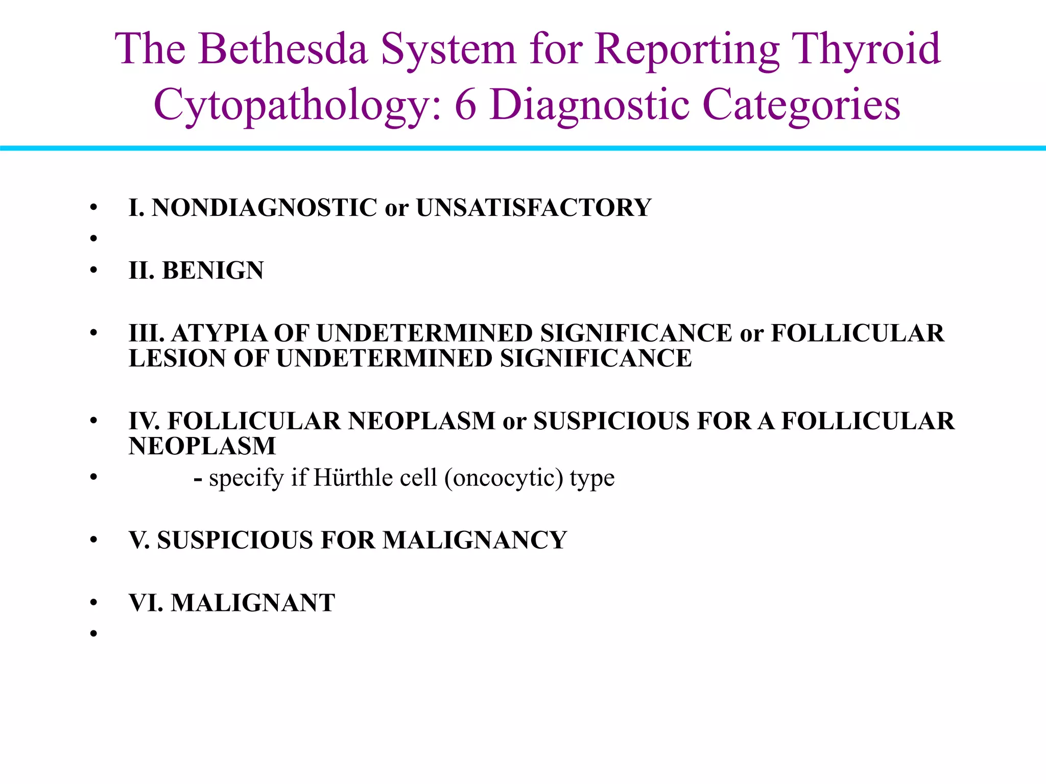 Thyroid Fna,bethesda system | PPTX