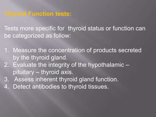 Thyroid function | PPT