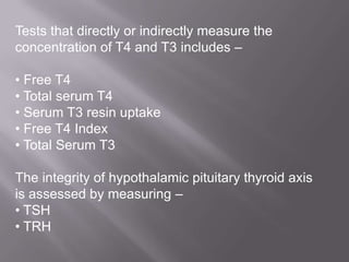 Thyroid function | PPT