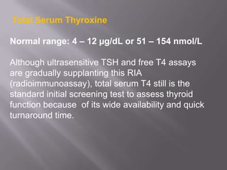 Thyroid function | PPT