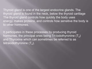 Thyroid function | PPT