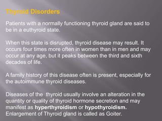 Thyroid function | PPTX