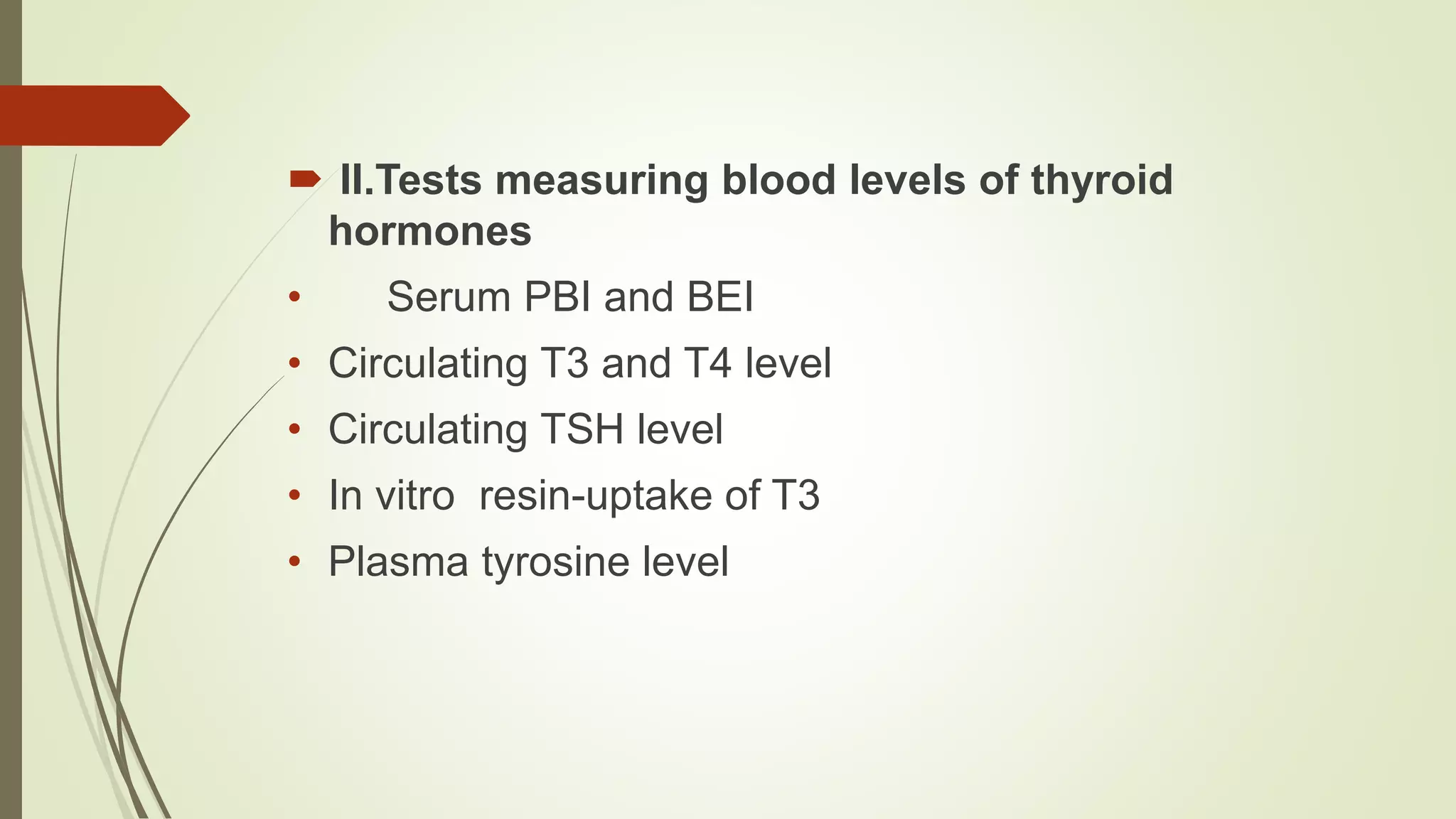 Thyroid function test | PPTX